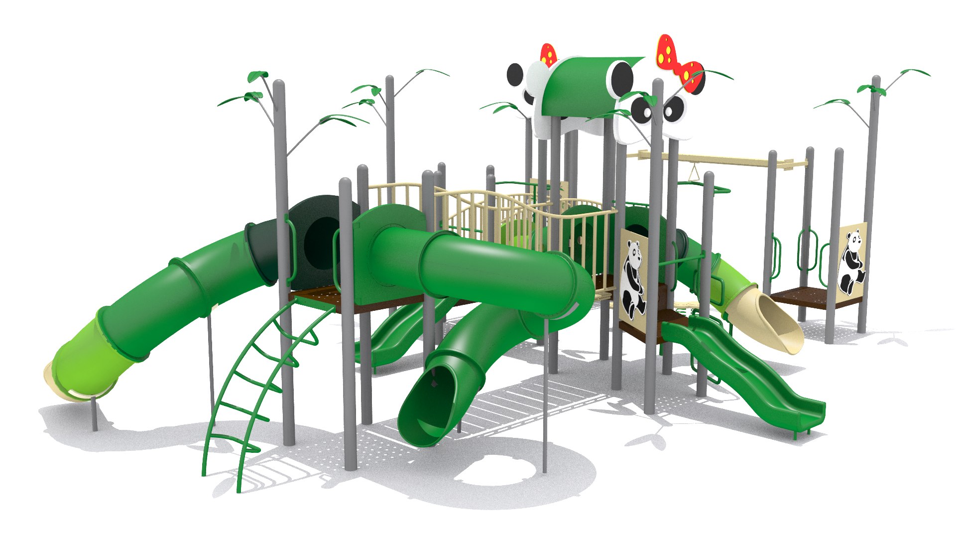 Panda Playground 3D - TurboSquid 1810967
