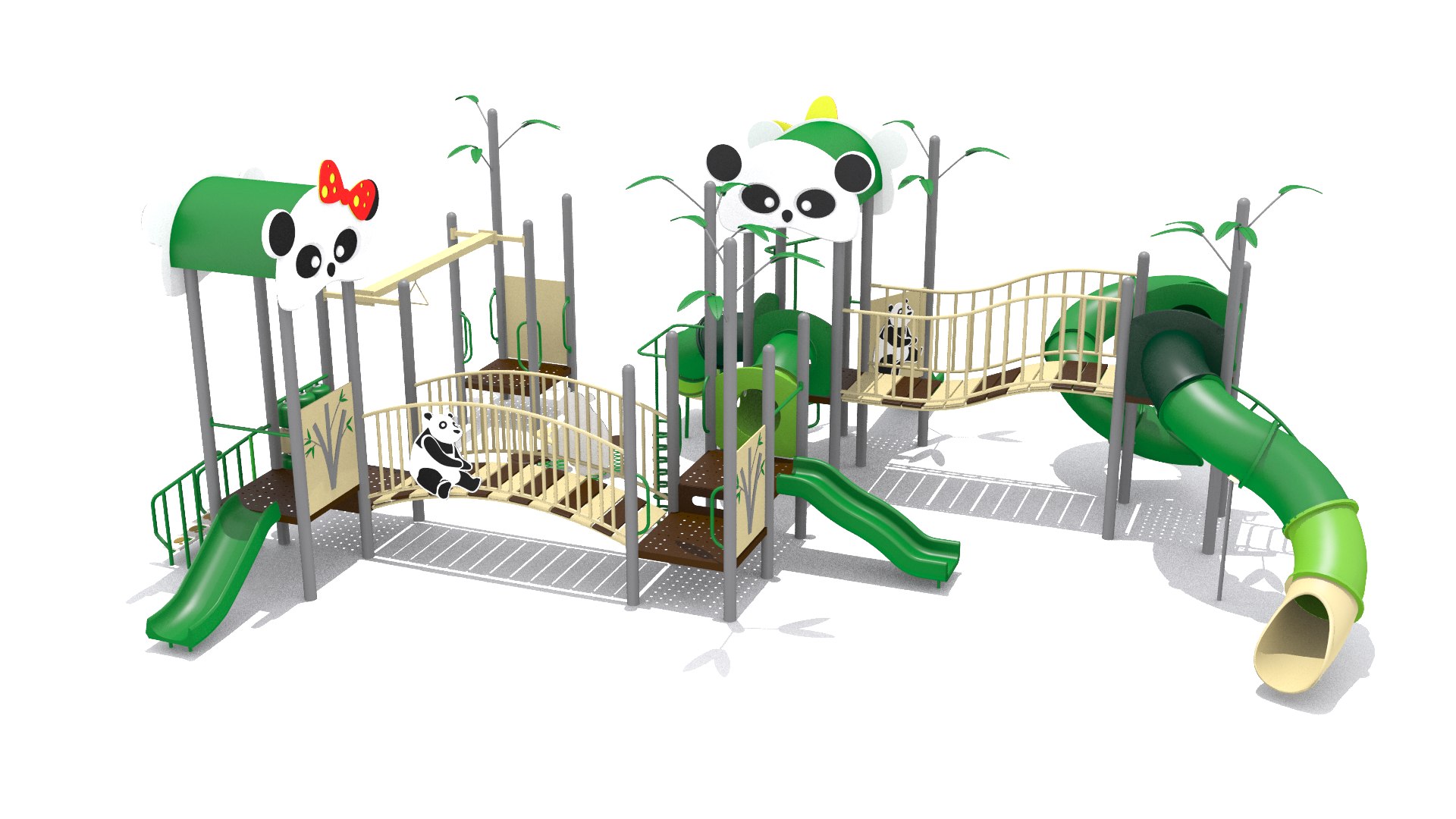 Panda Playground 3D - TurboSquid 1810967