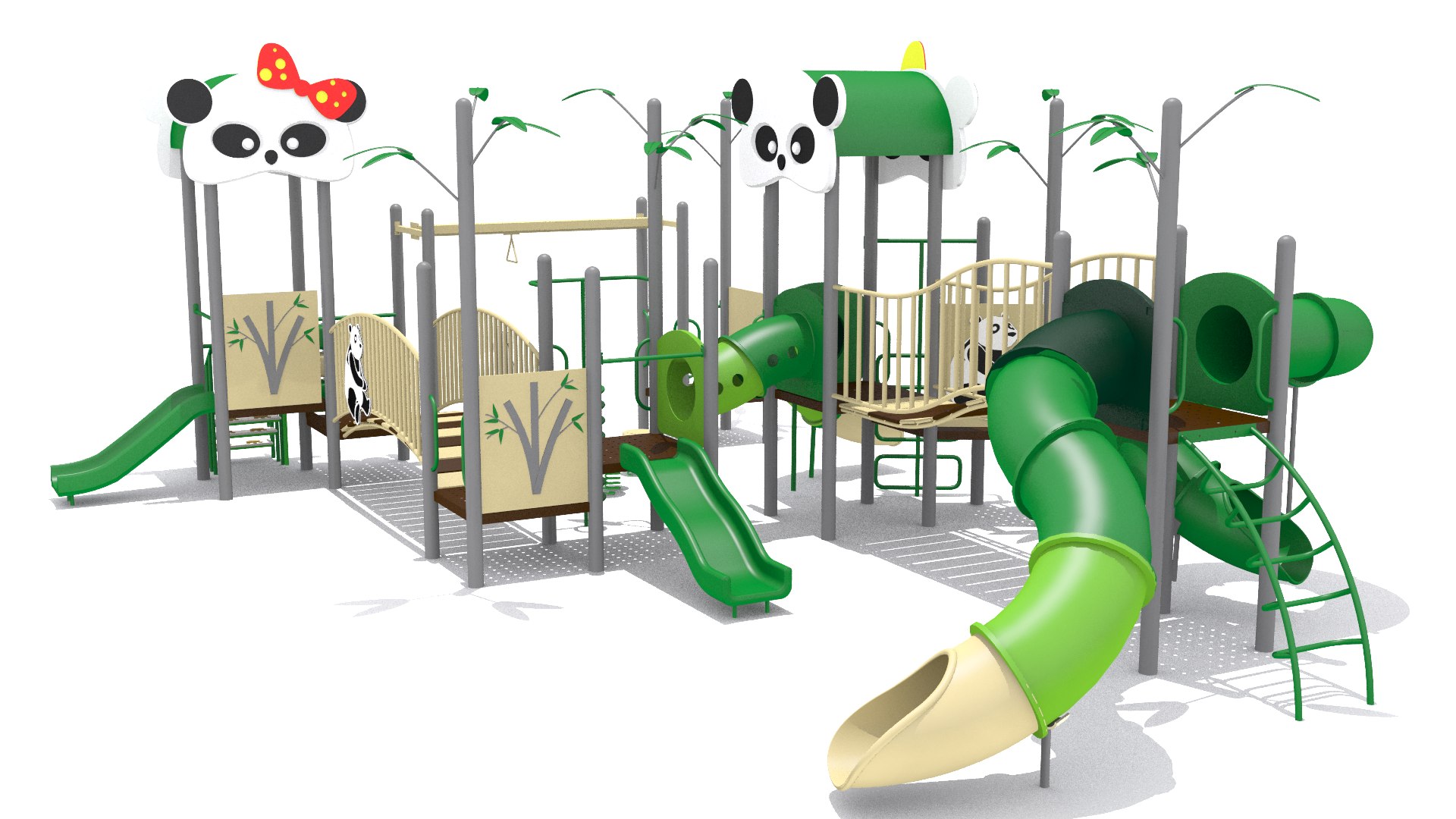 Panda Playground 3D - TurboSquid 1810967