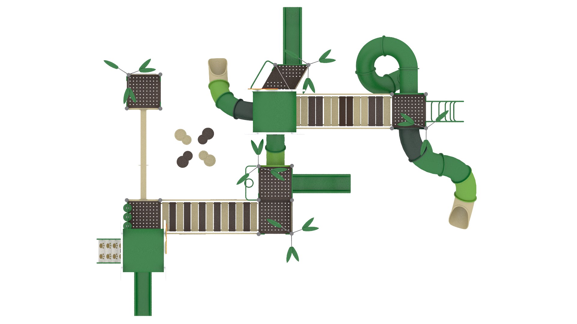 Panda Playground 3D - TurboSquid 1810967