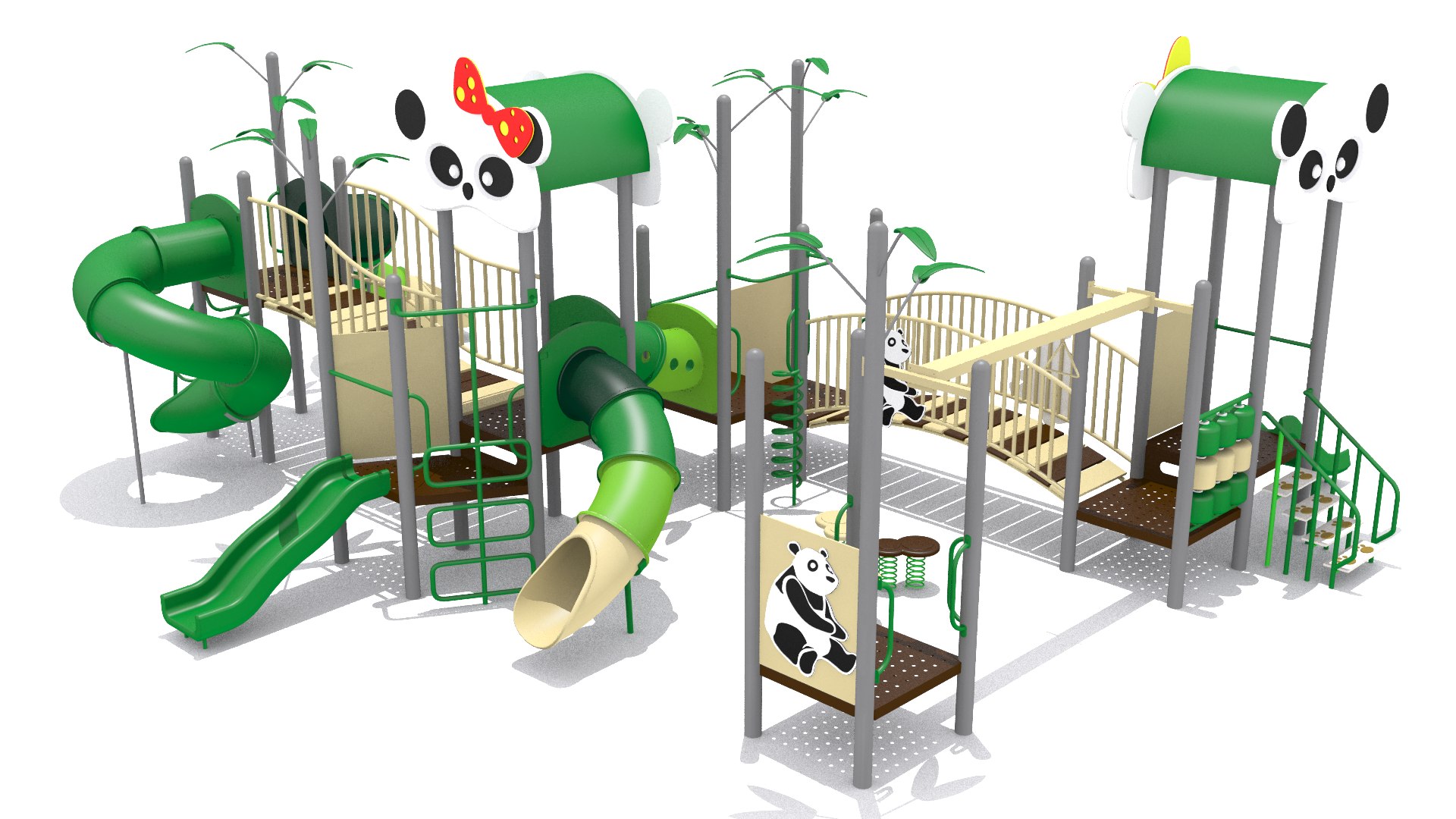 Panda Playground 3D - TurboSquid 1810967