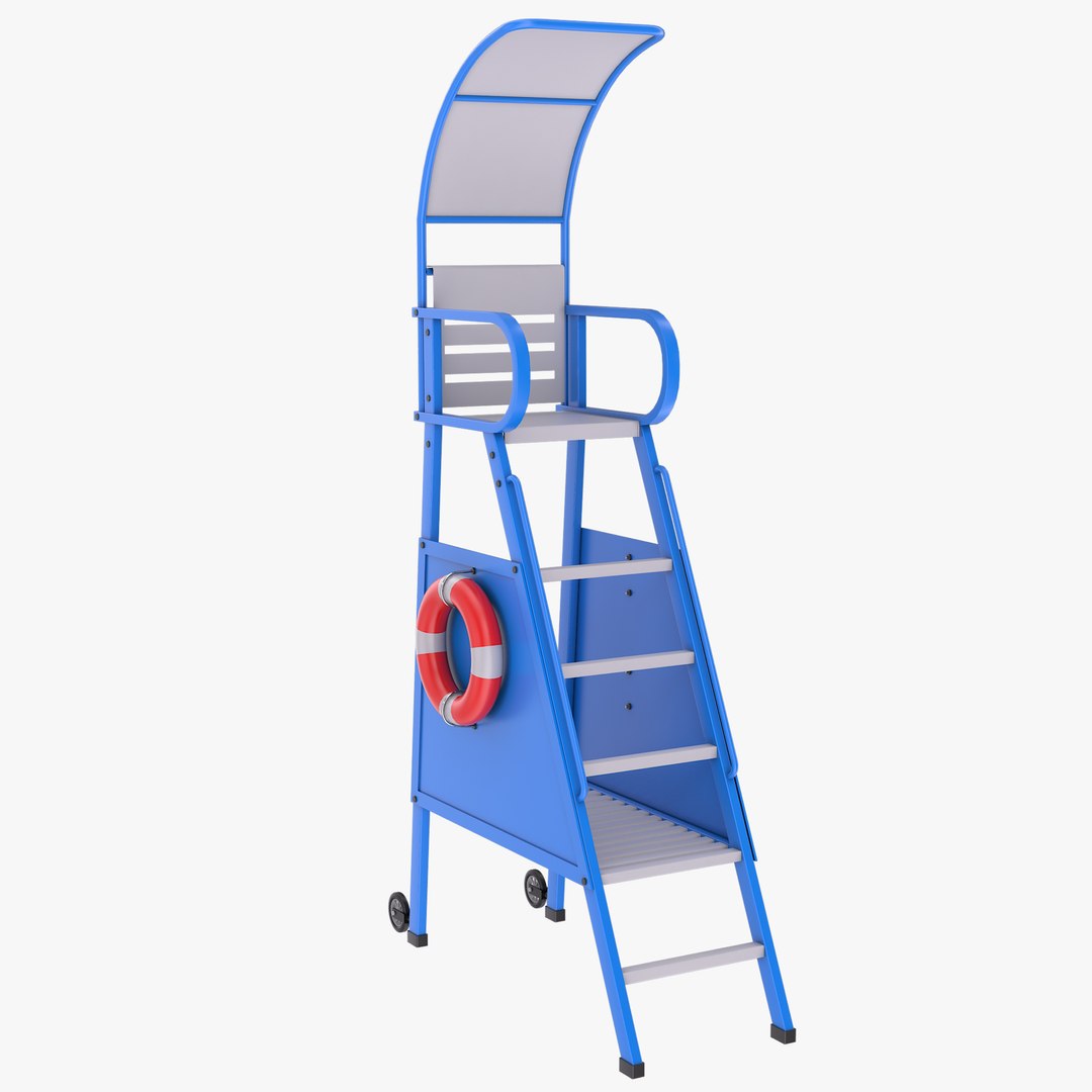 Lifeguard Chair model - TurboSquid 2096637