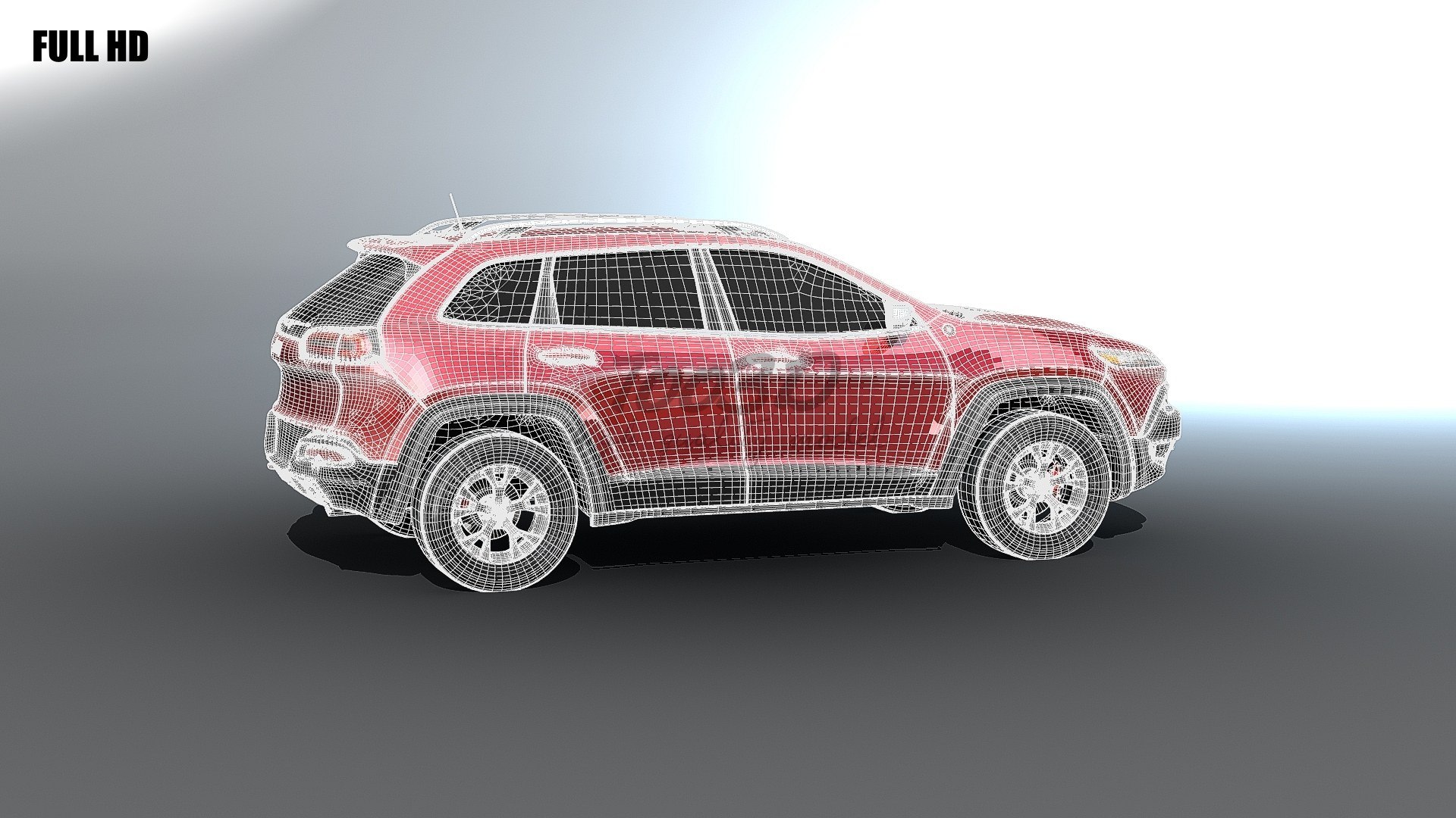 3d Jeep Cherokee