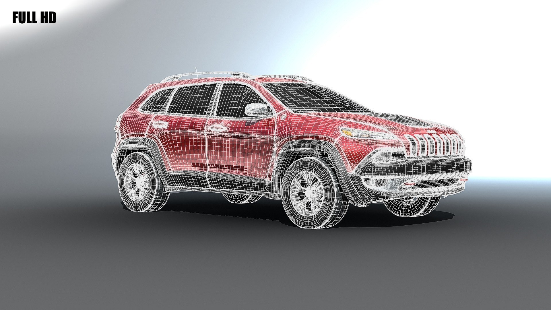 3d Jeep Cherokee