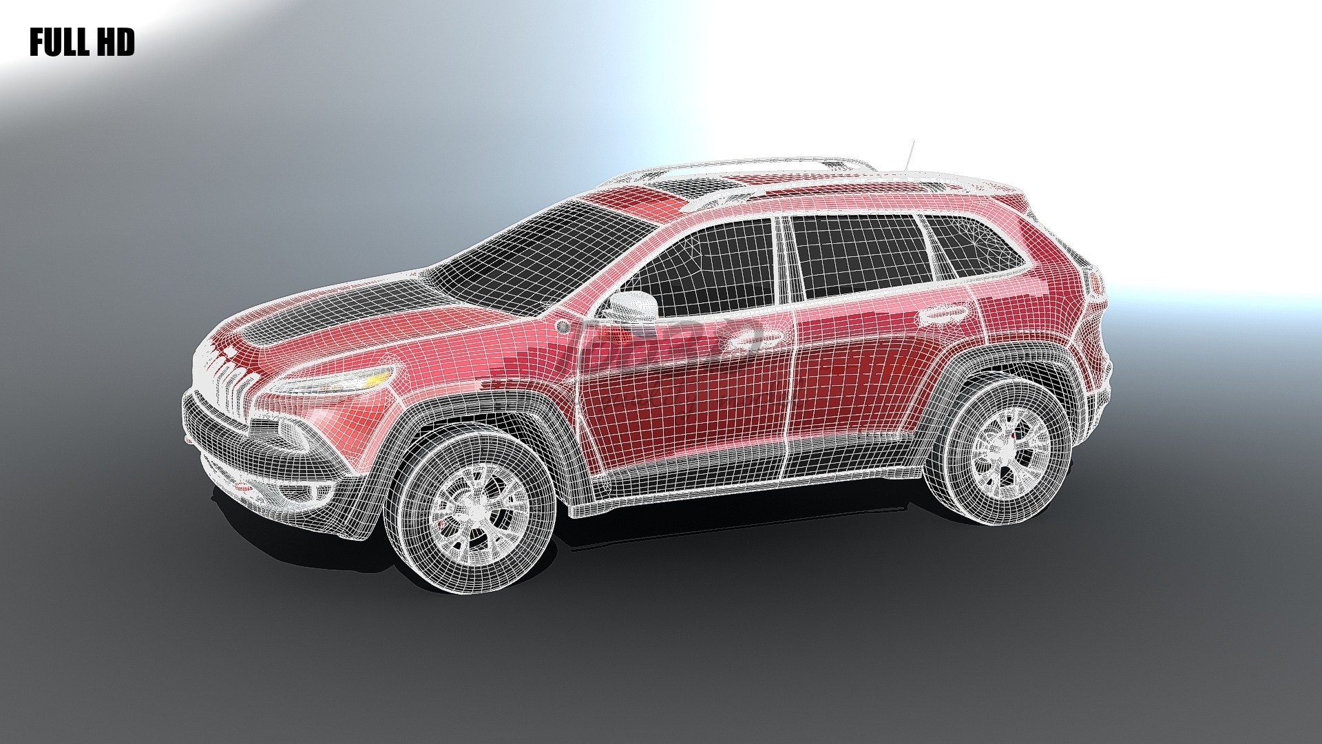 3d Jeep Cherokee
