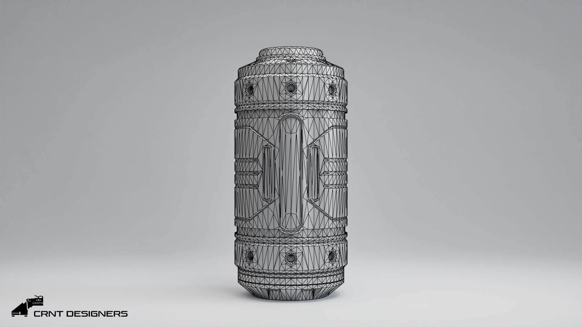 3D Sci-Fi Cylindrical Container - TurboSquid 2288441