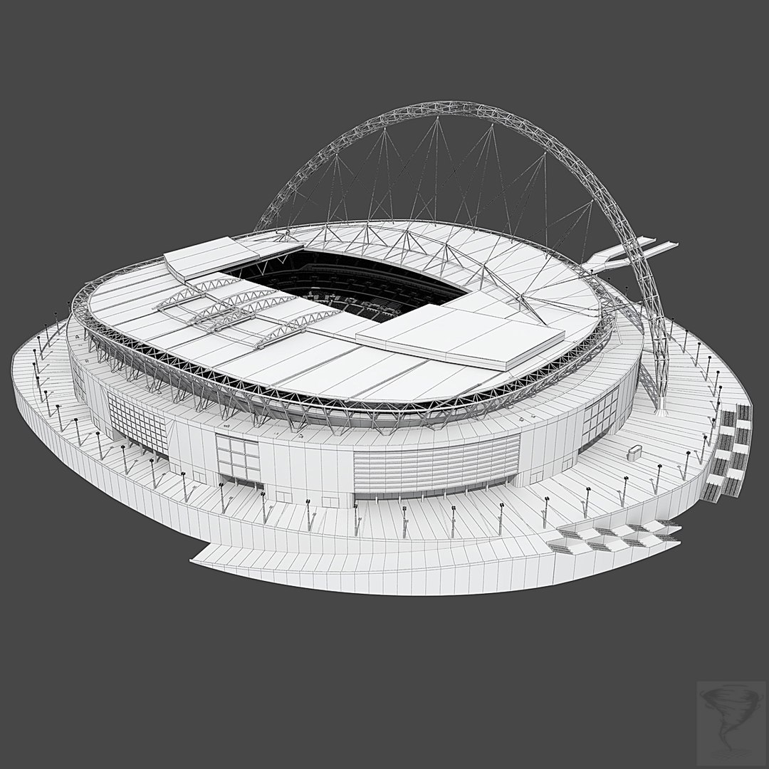 wembley stadium 3d model