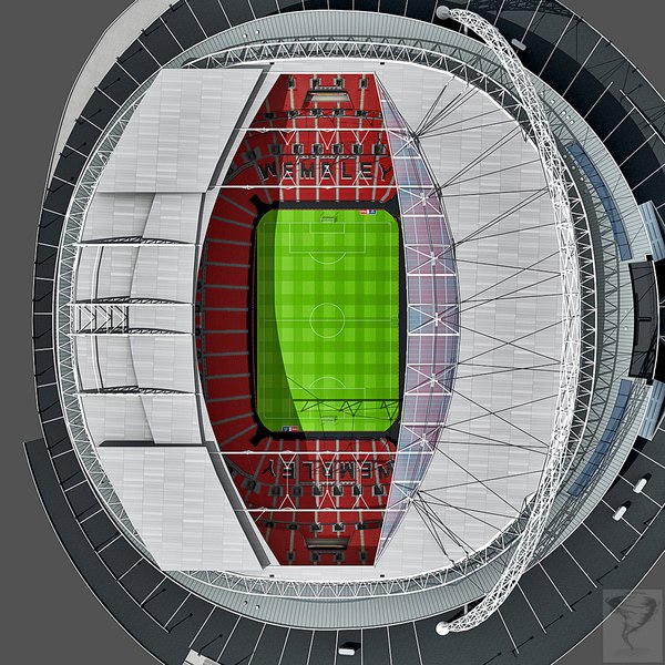 wembley stadium 3d model