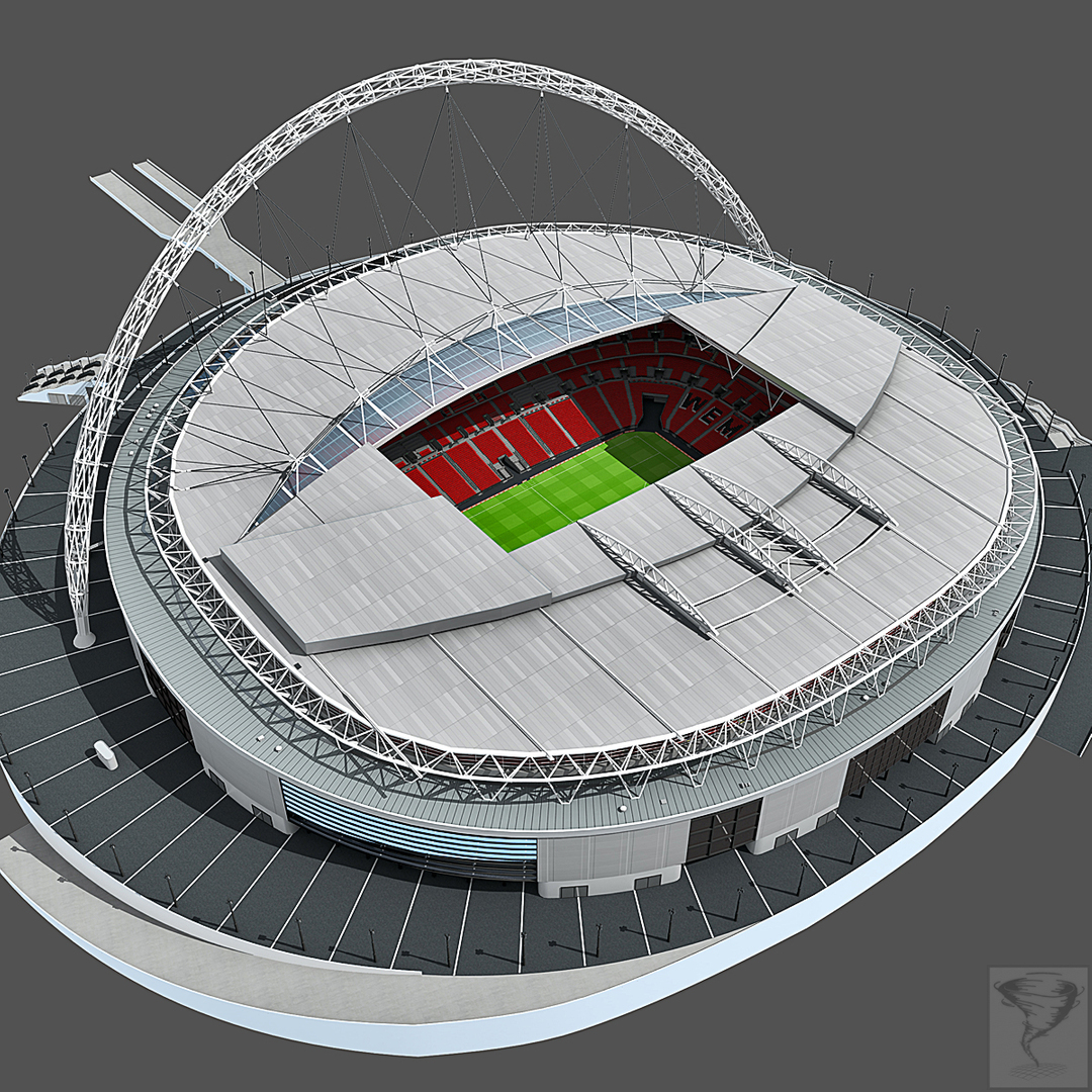 wembley stadium 3d model