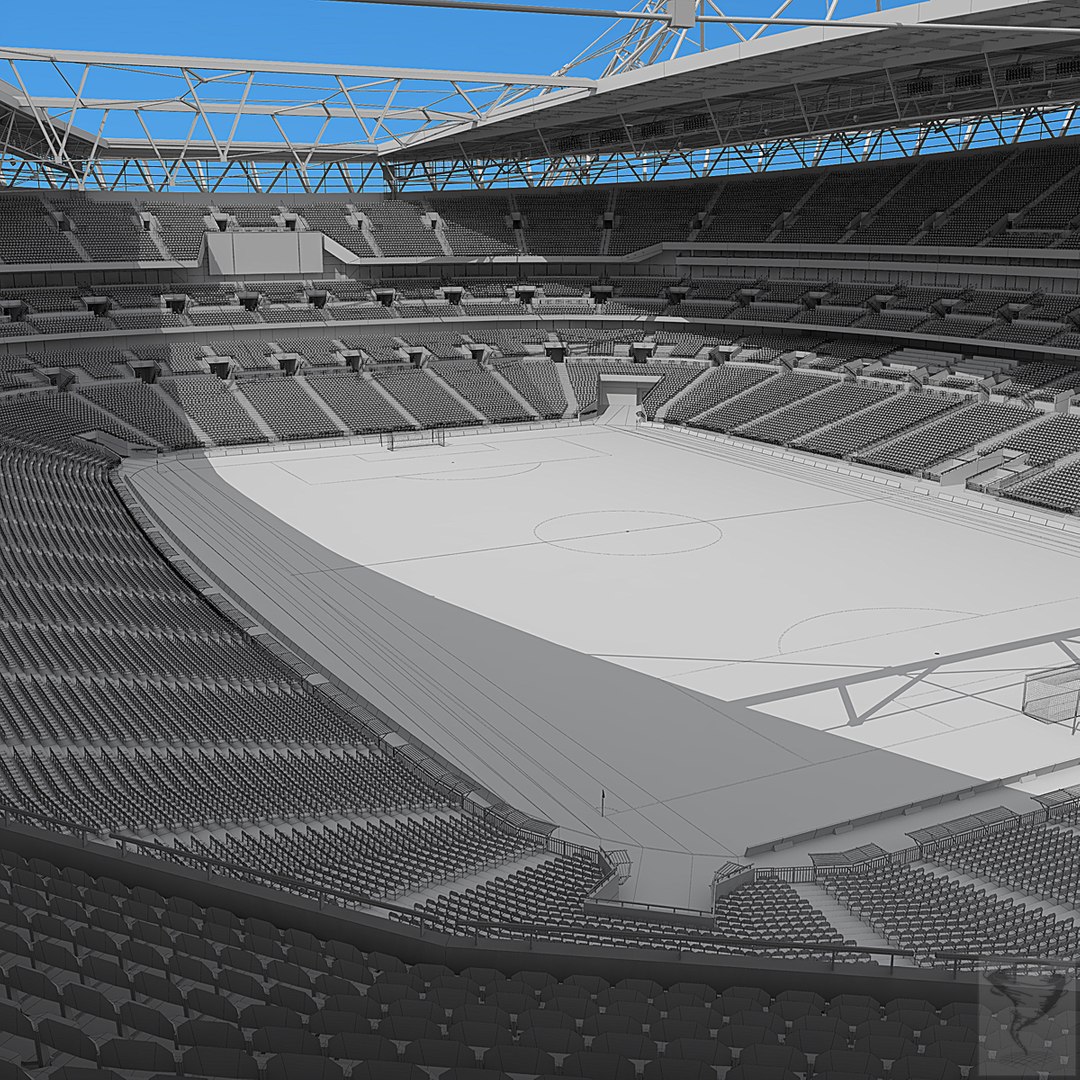 wembley stadium 3d model