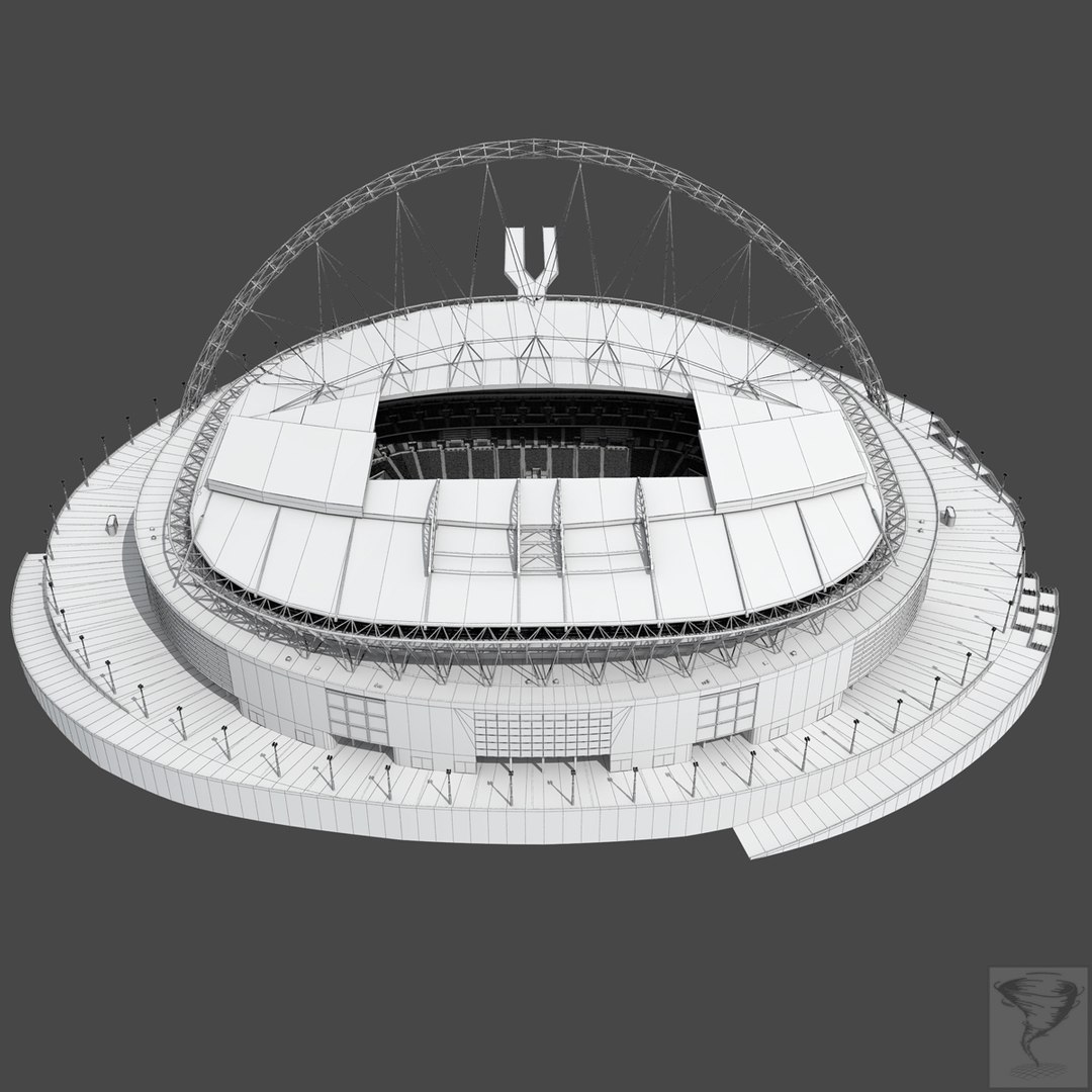 wembley stadium 3d model