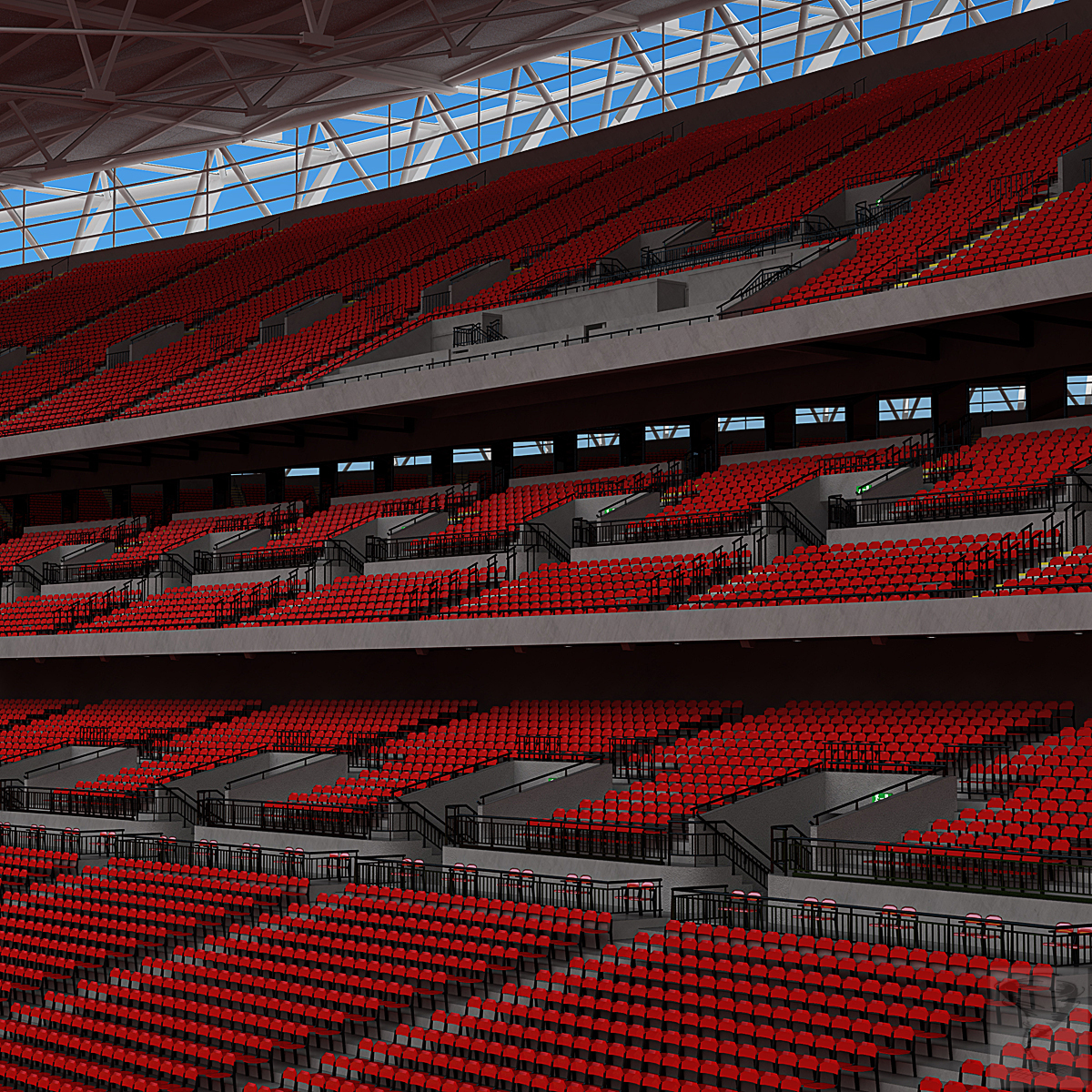 wembley stadium 3d model