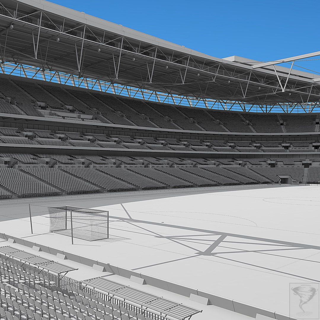 wembley stadium 3d model