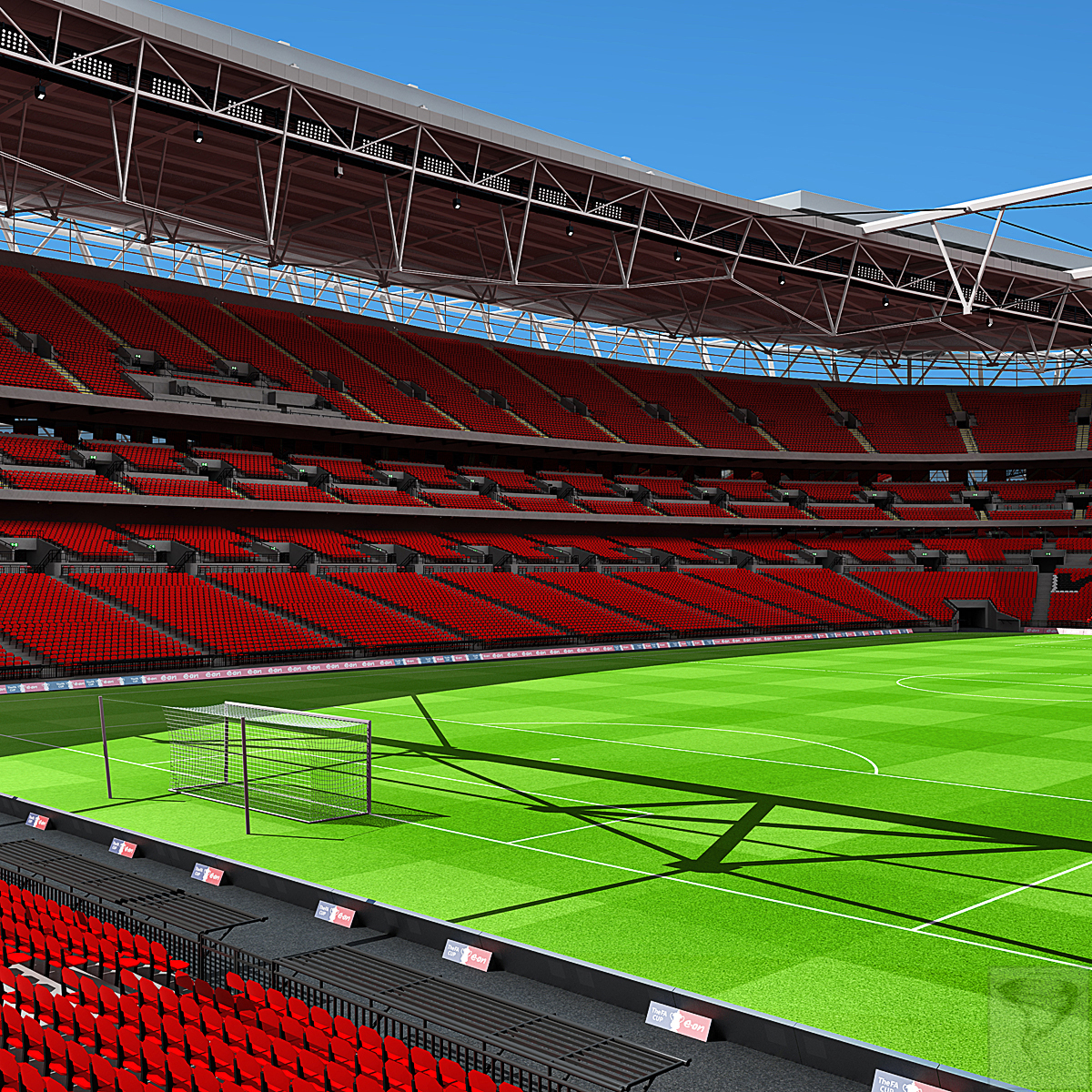wembley stadium 3d model