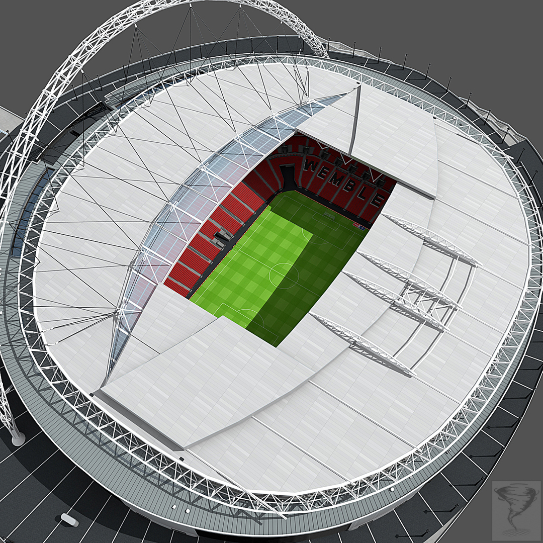 wembley stadium 3d model