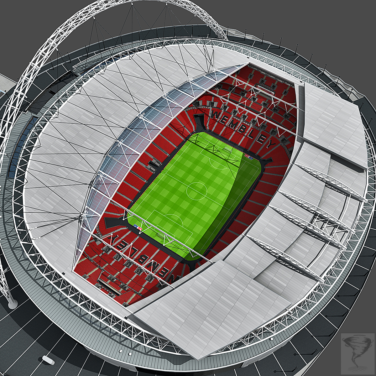 wembley stadium 3d model