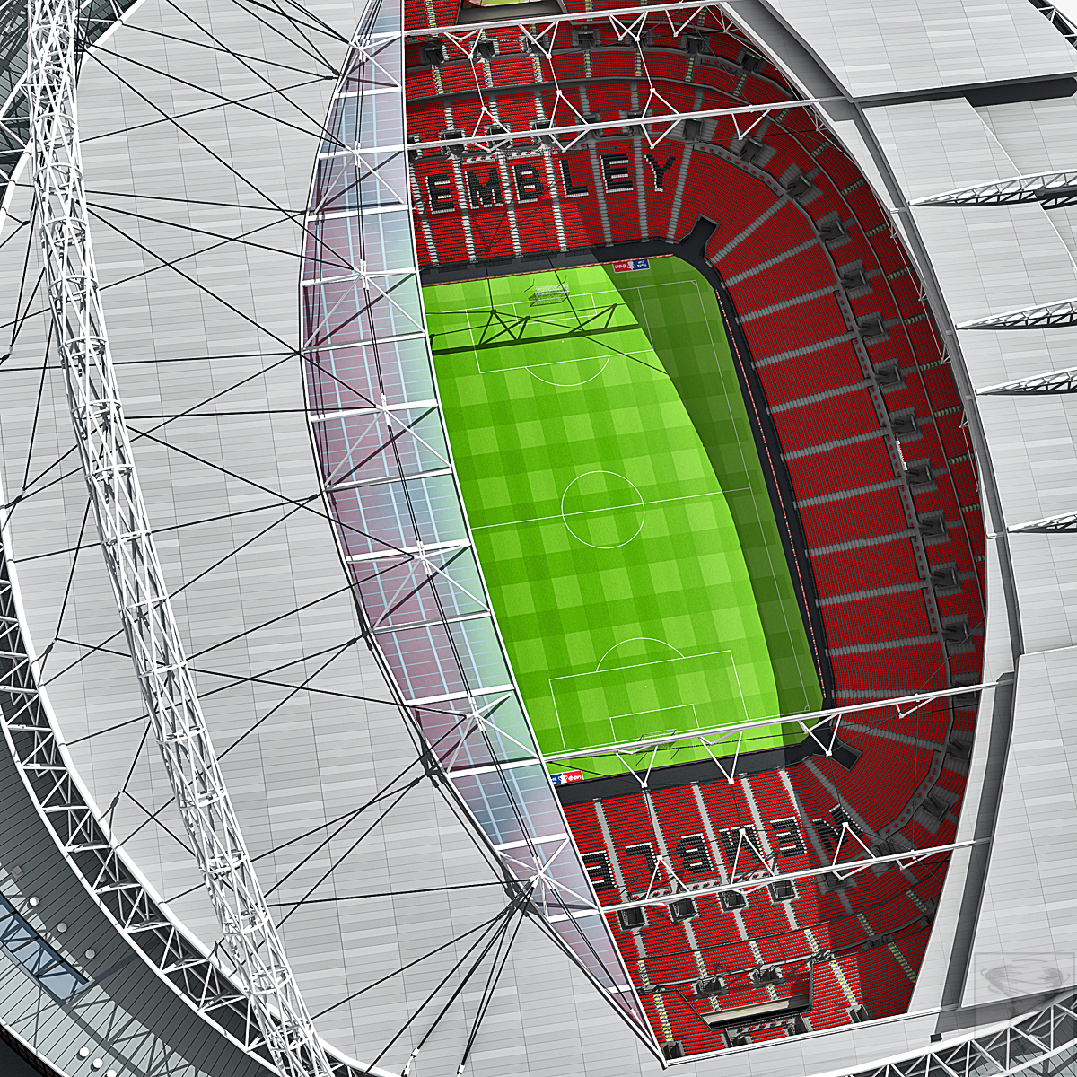 wembley stadium 3d model
