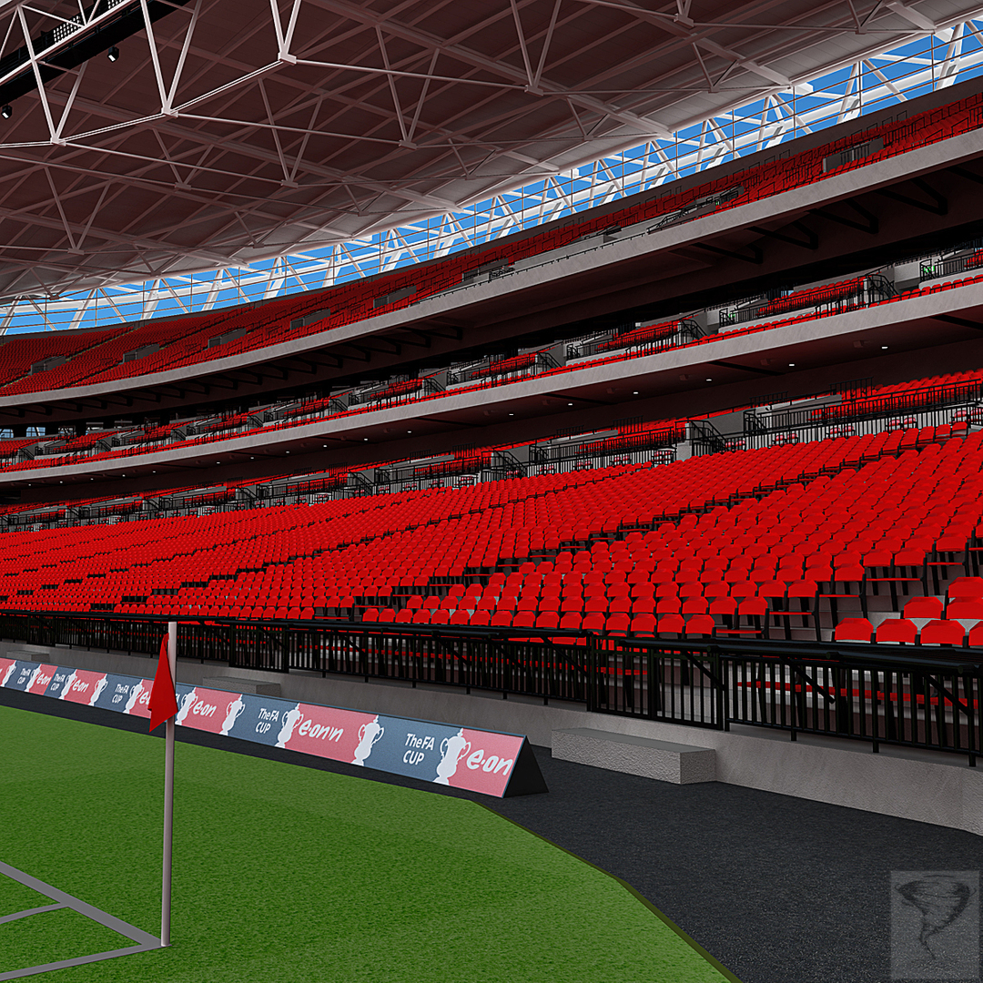 wembley stadium 3d model