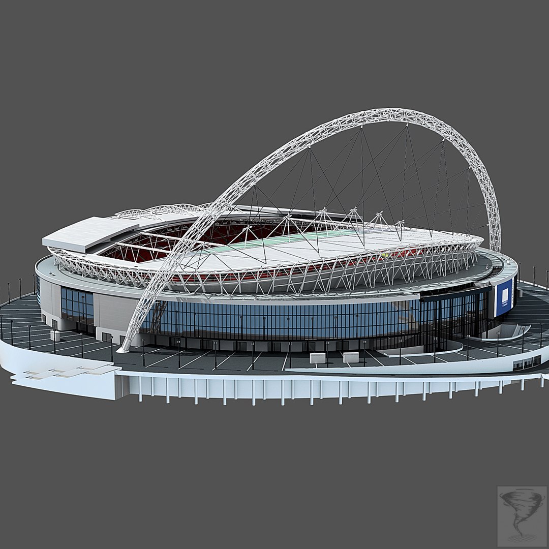 wembley stadium 3d model