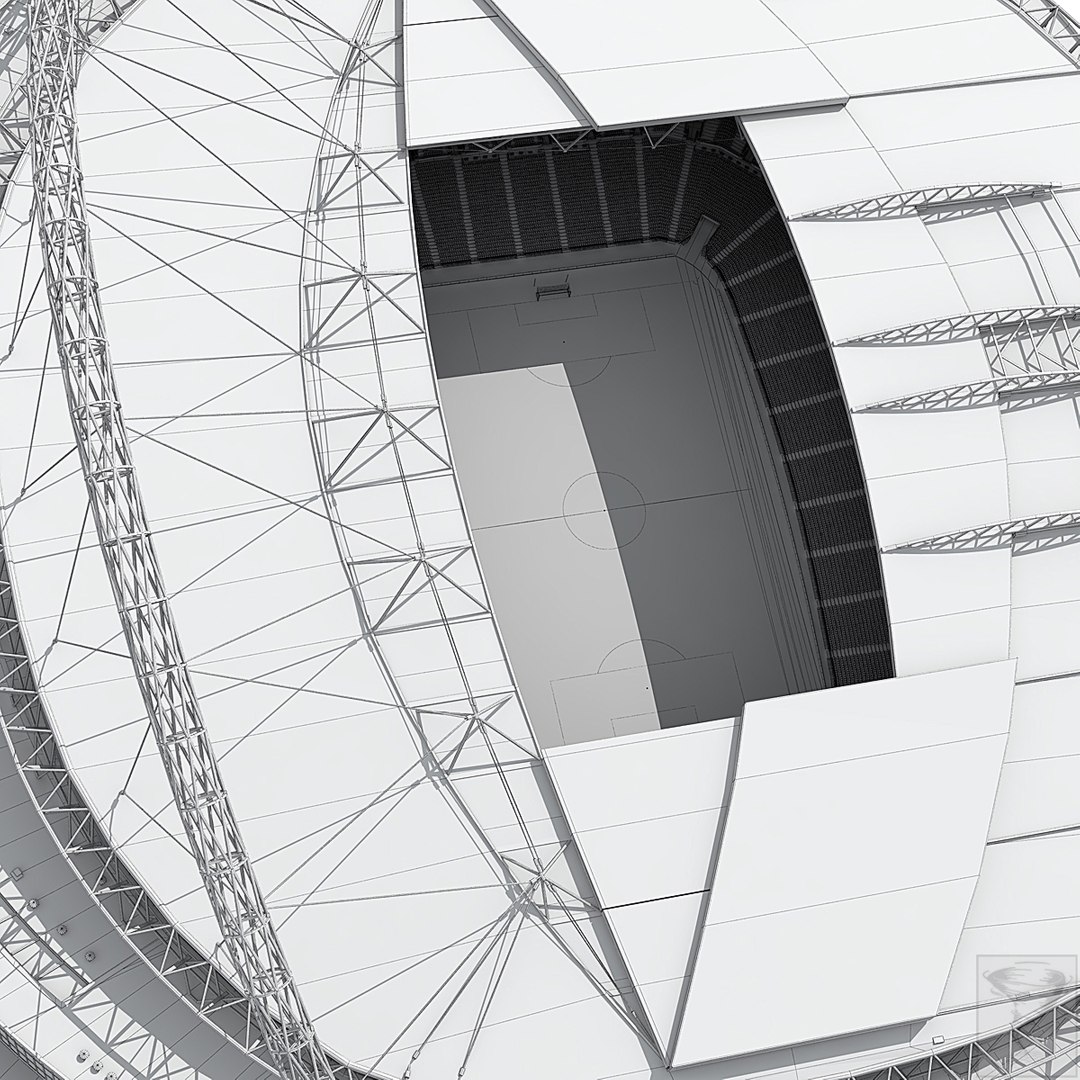 wembley stadium 3d model