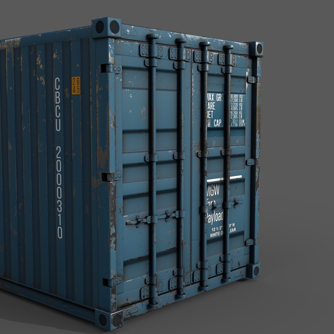 3D Container Model - TurboSquid 2258306