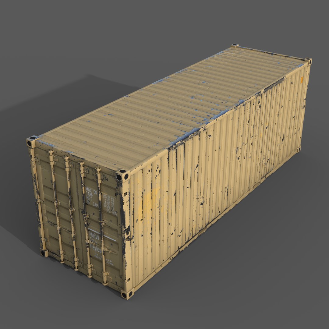 3D Container Model - TurboSquid 2258306