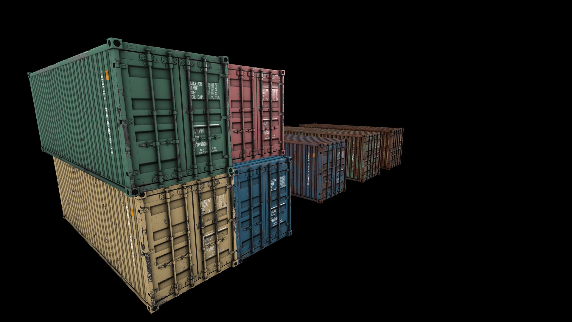 3D Container Model - TurboSquid 2258306