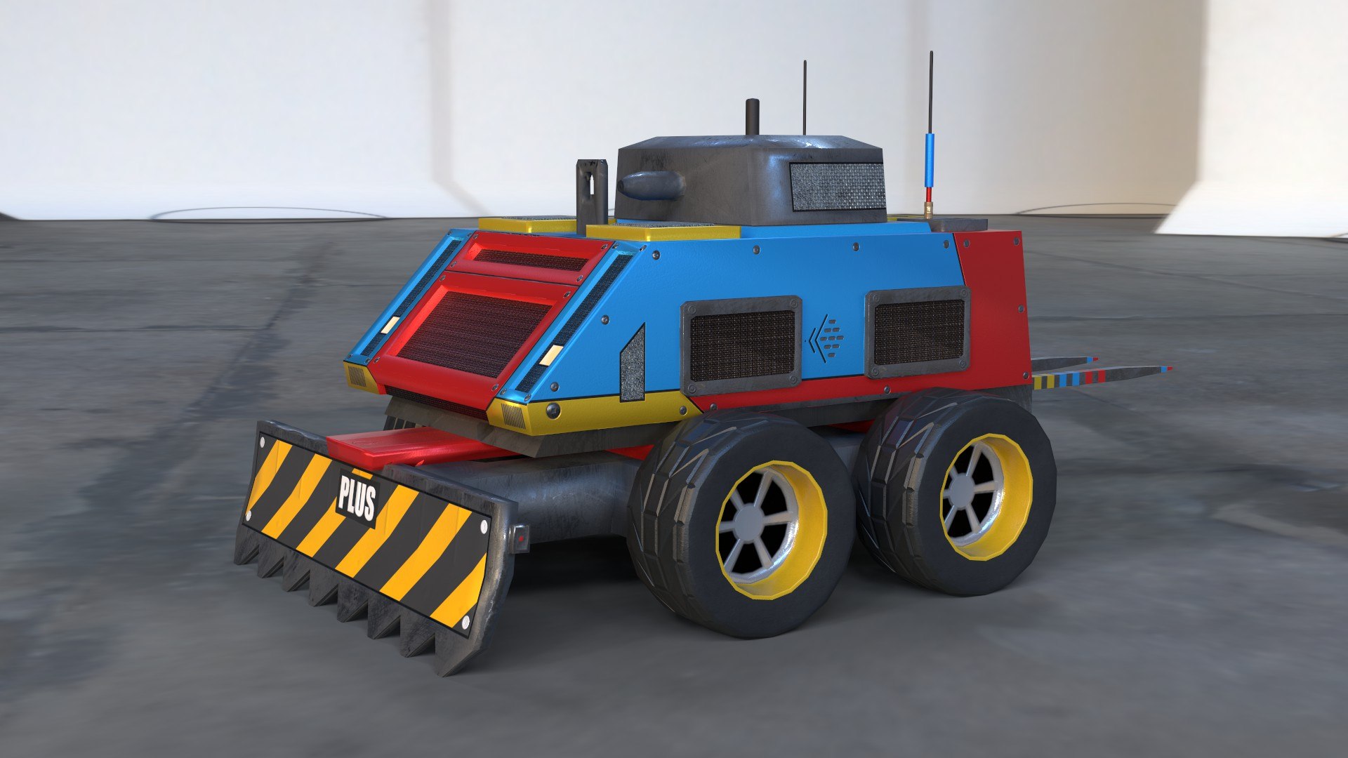 Carbide Plus The Armored Wrecking Battle Bot 3D Model - TurboSquid 2379993