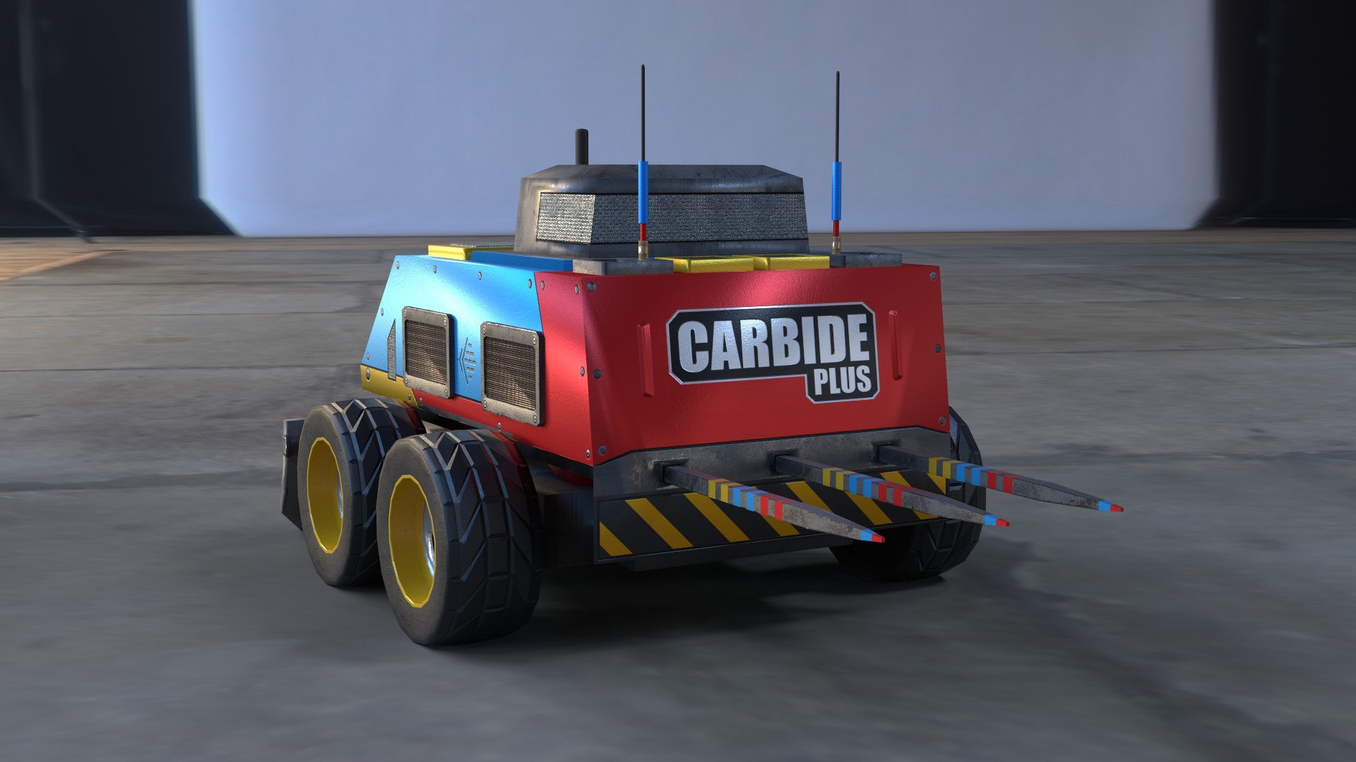 Carbide Plus The Armored Wrecking Battle Bot 3D Model - TurboSquid 2379993