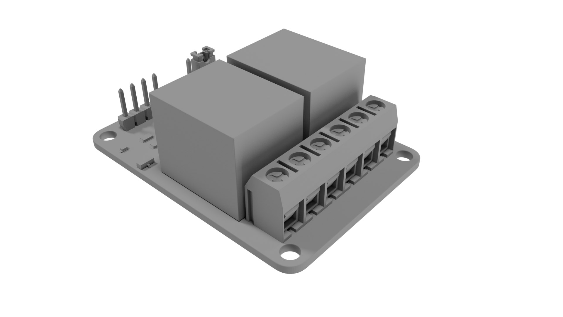 3D Relay Module MODULO RELE model - TurboSquid 2037789