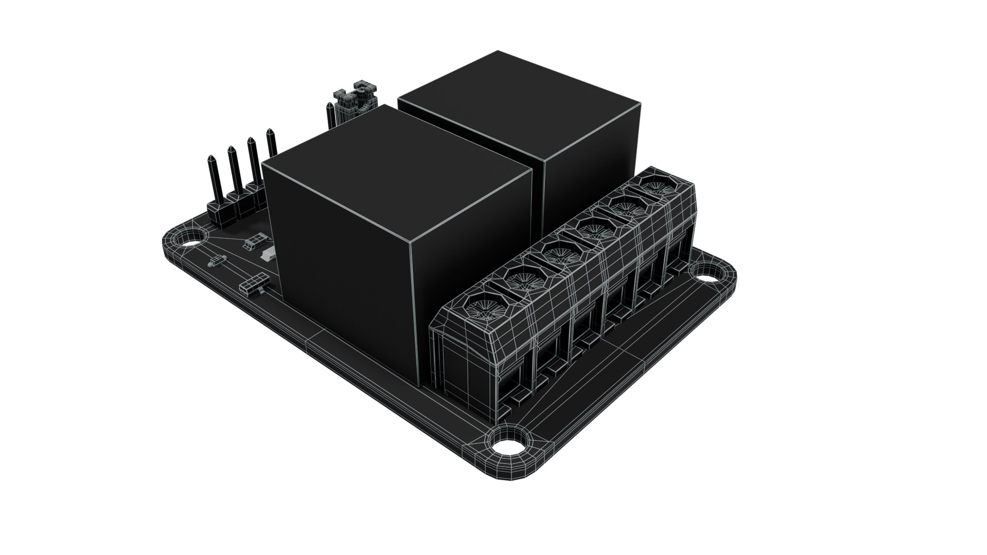 3D Relay Module MODULO RELE model - TurboSquid 2037789