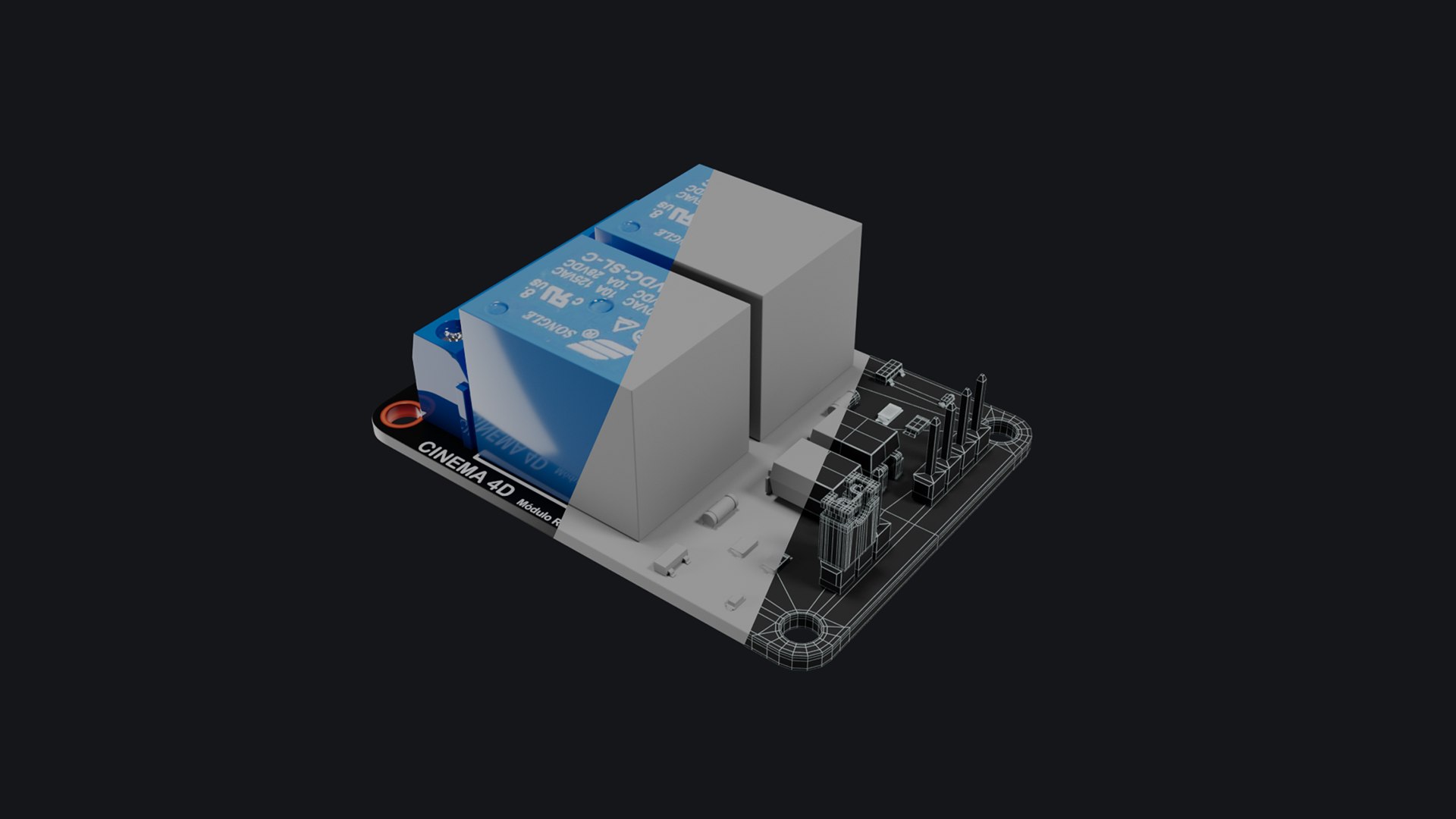 3D Relay Module MODULO RELE model - TurboSquid 2037789