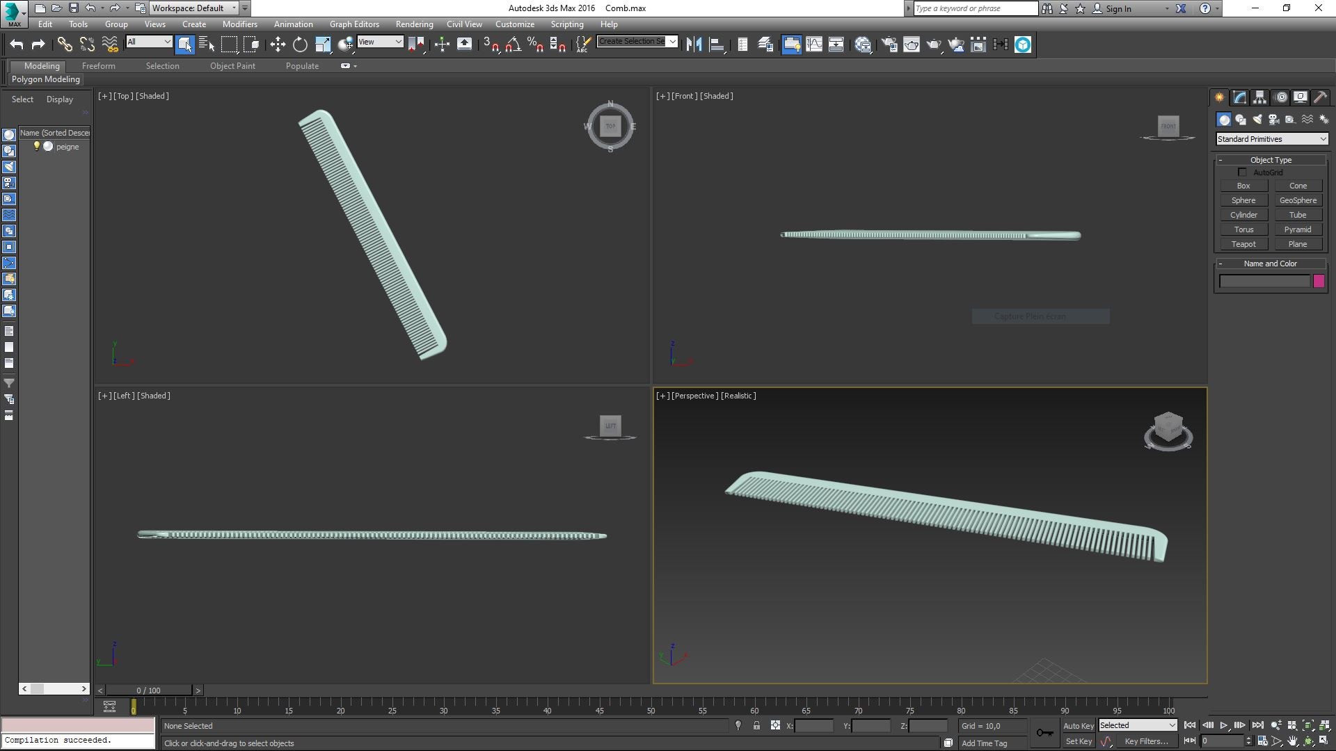 Comb 3D Model - TurboSquid 2334223