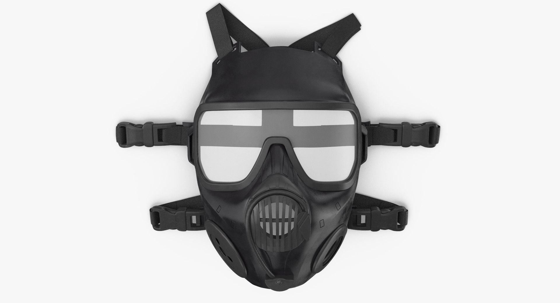 Police Riot Gas Helmet 3D - TurboSquid 1182089