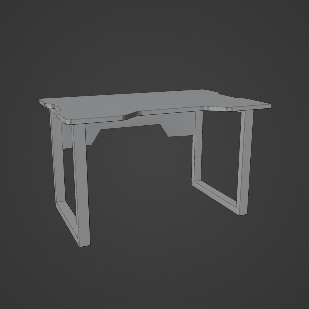 Gaming Desk 3D Model - TurboSquid 1944977