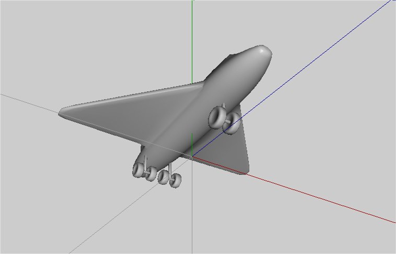 Free Plane 3d Model