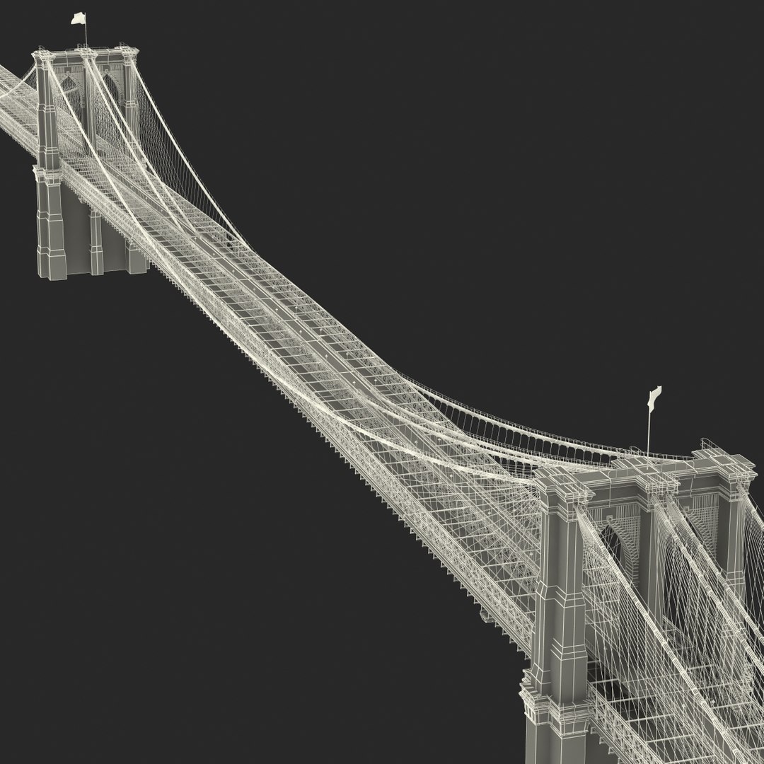 3D brooklyn bridge - TurboSquid 1000563