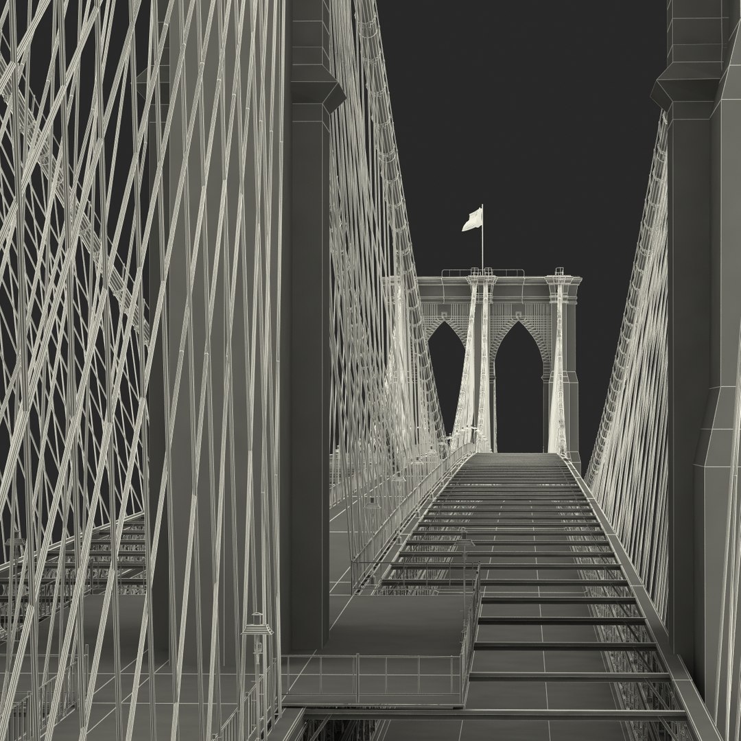 3D brooklyn bridge - TurboSquid 1000563
