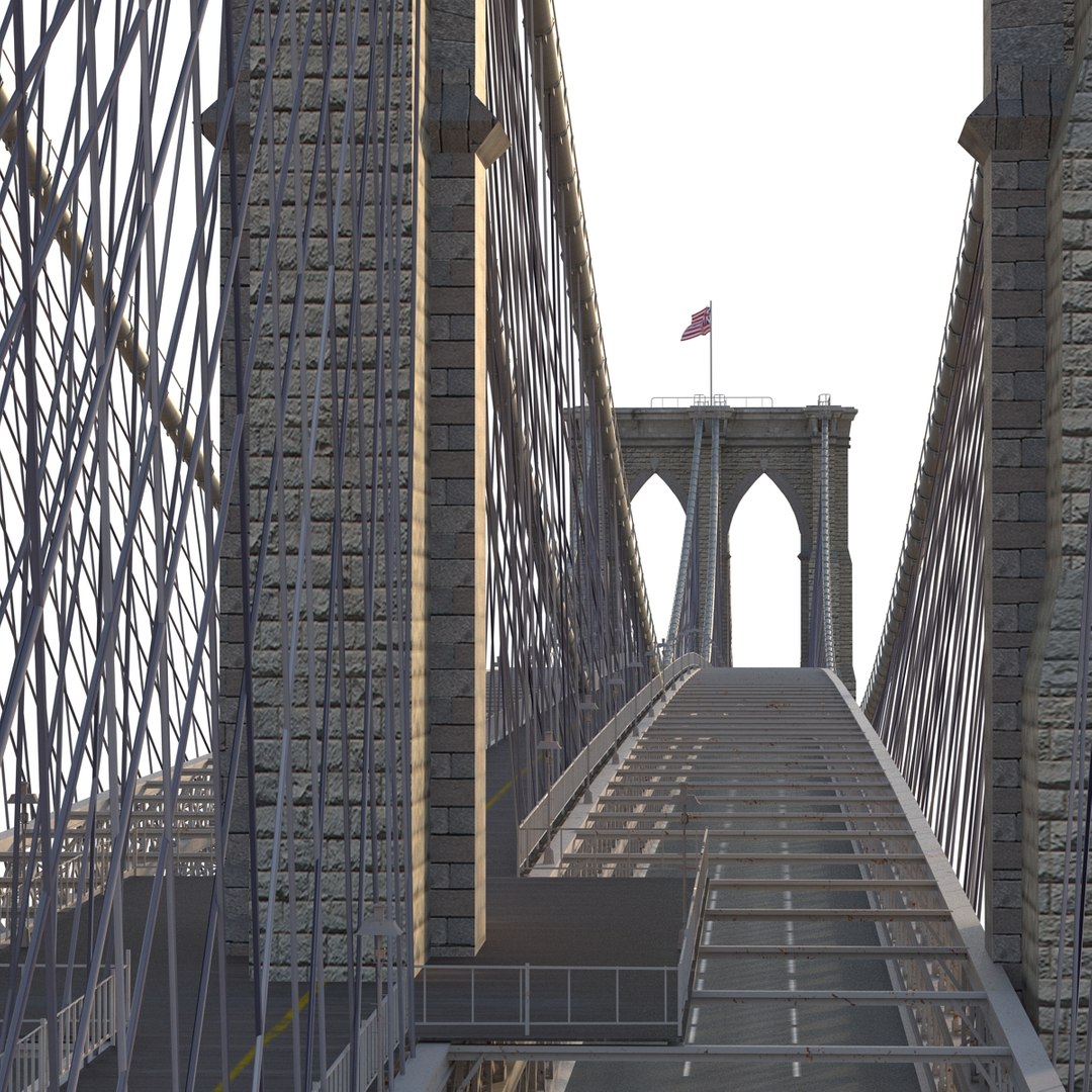 3D brooklyn bridge - TurboSquid 1000563