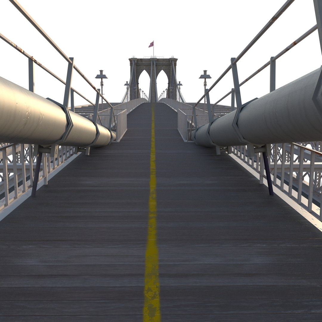 3D brooklyn bridge - TurboSquid 1000563