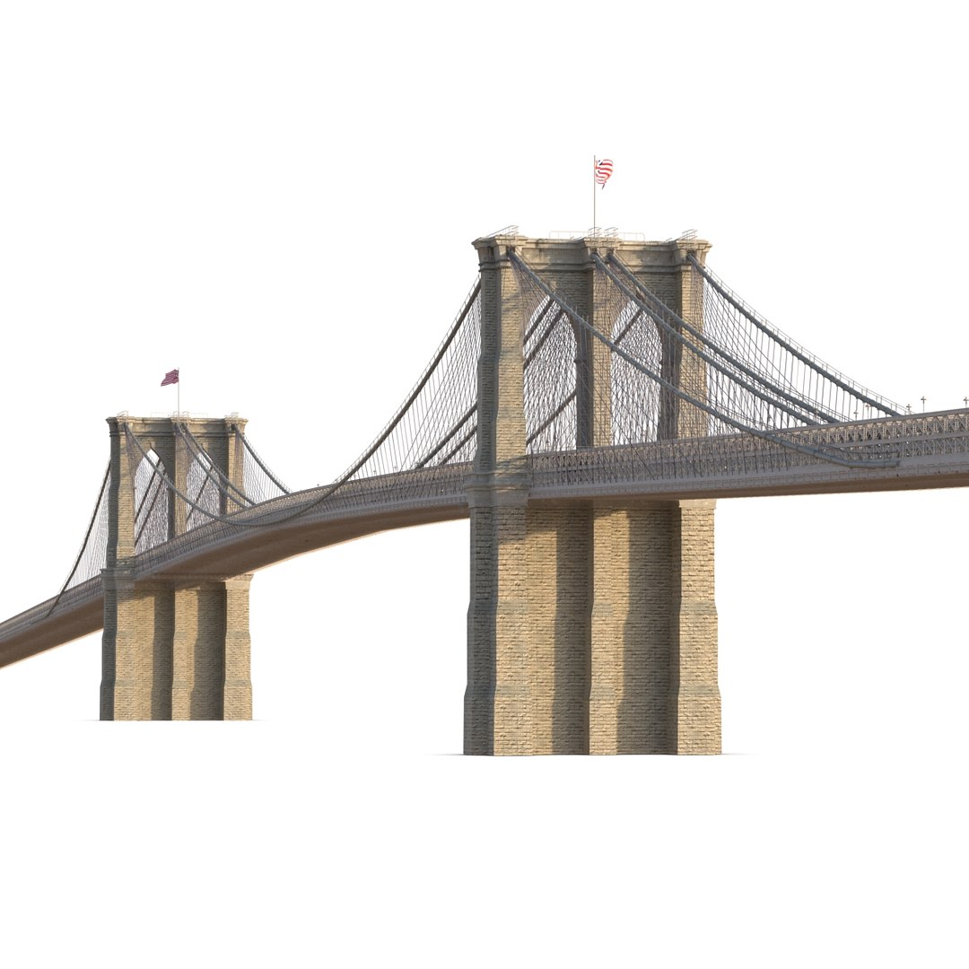 3D brooklyn bridge - TurboSquid 1000563
