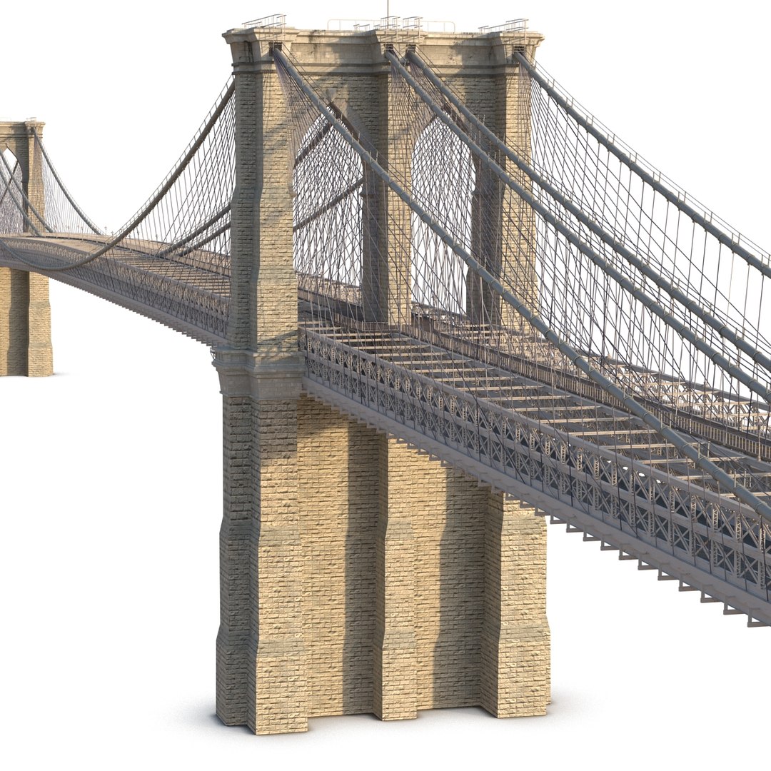 3D brooklyn bridge - TurboSquid 1000563
