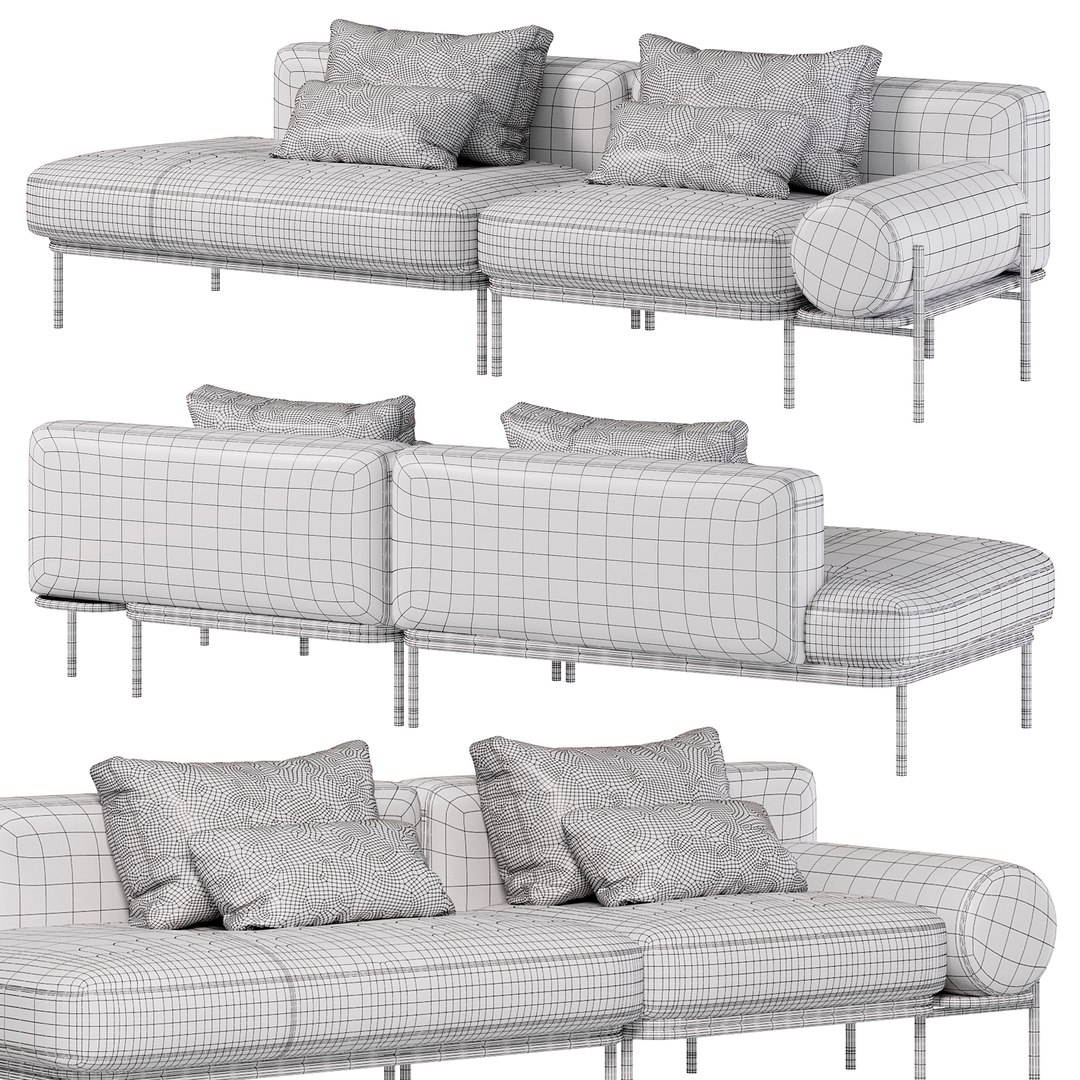 3D SELVA Sofa By Natuzzi Italia - TurboSquid 1957565