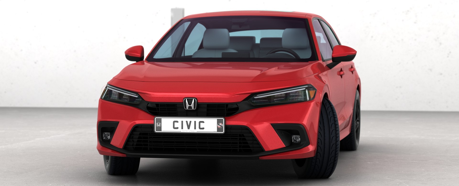 3D Honda Civic Sedan 2022 With Interior Model - TurboSquid 1795643