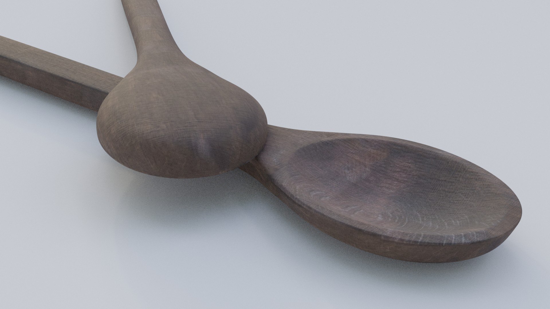 3D Wooden Spoon Model - TurboSquid 2091224