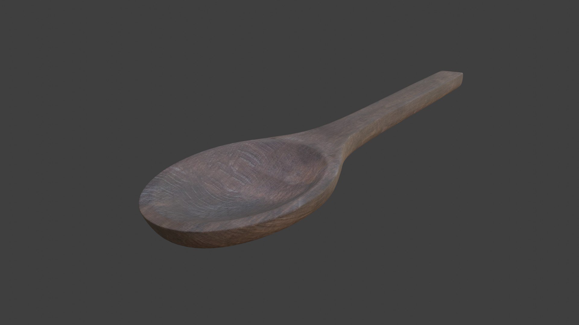 3D Wooden Spoon Model - TurboSquid 2091224
