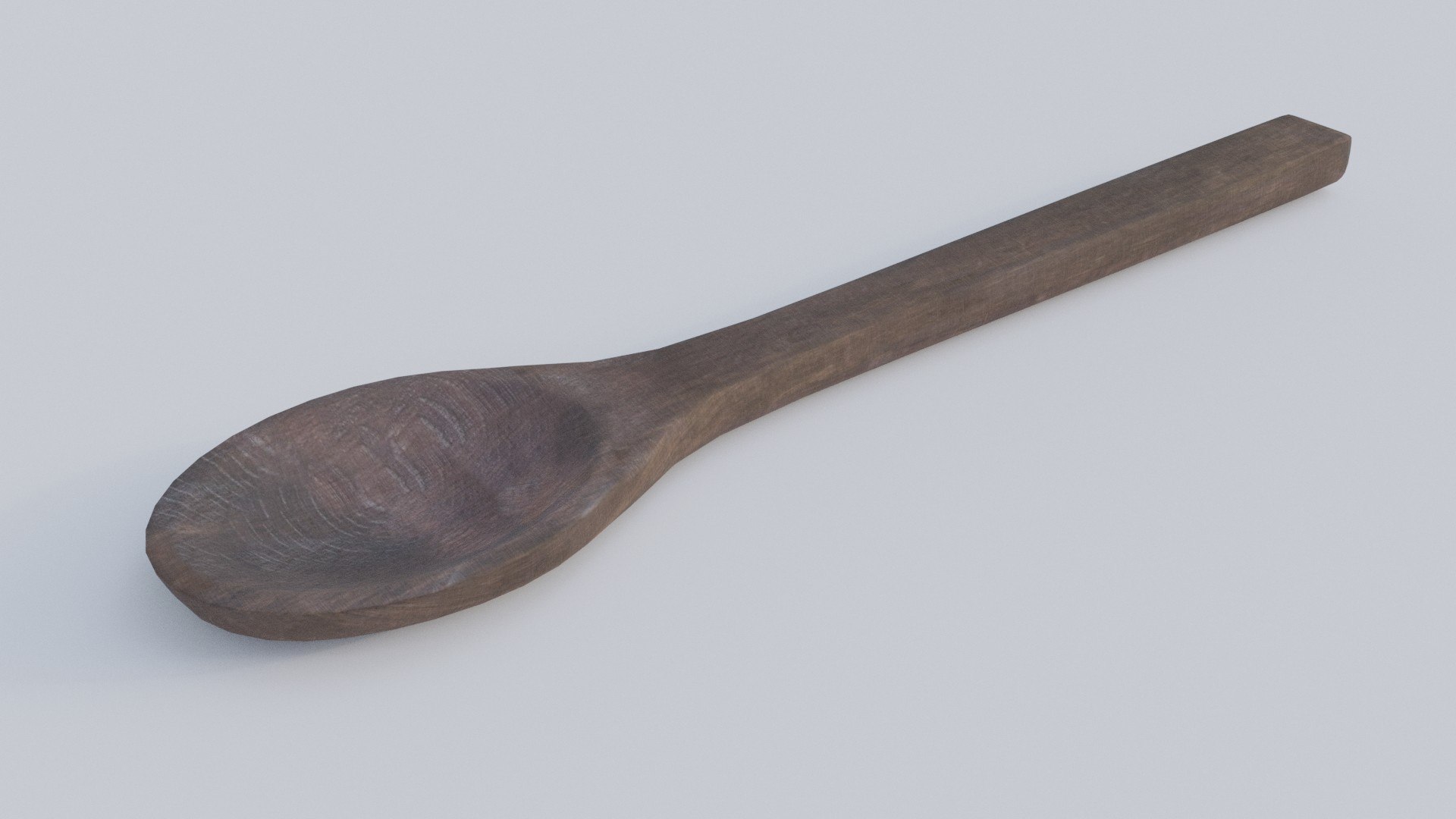 3D Wooden Spoon Model - TurboSquid 2091224