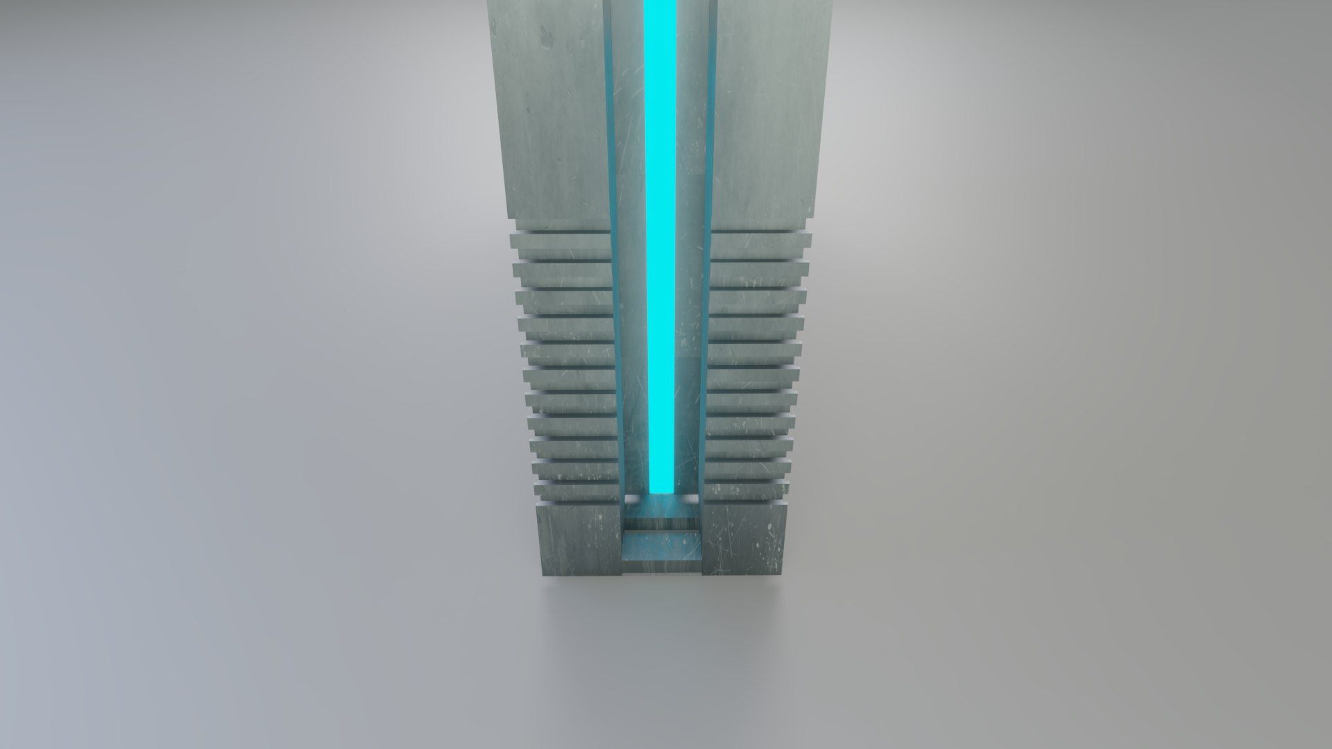 Futuristic Sci-fi Low Poly Gate Fully Rigged And Animated Ready To Use ...