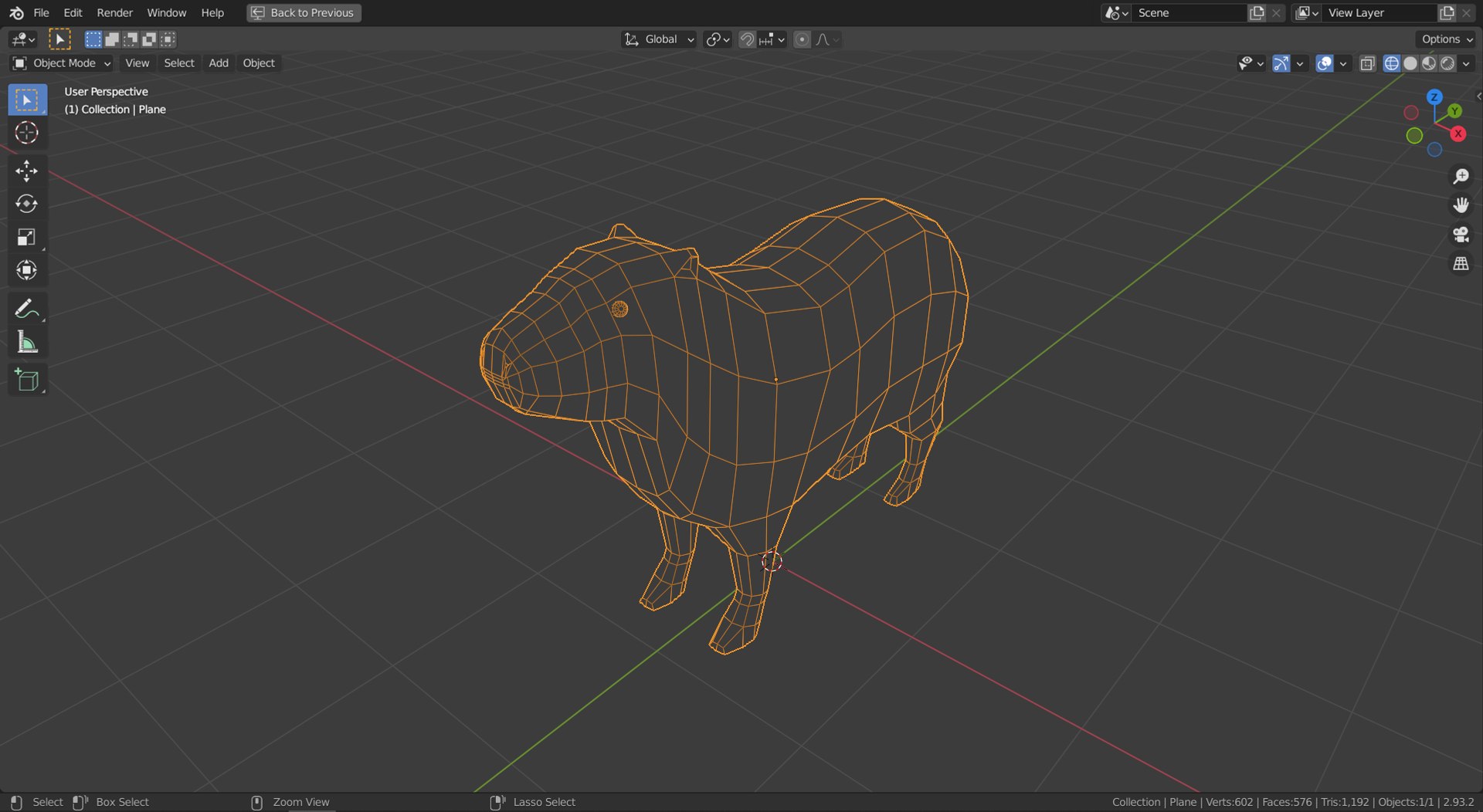 Low-poly Capybara 3D Model - TurboSquid 1806908