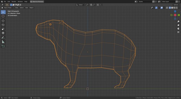 Low-poly Capybara 3D model - TurboSquid 1806908